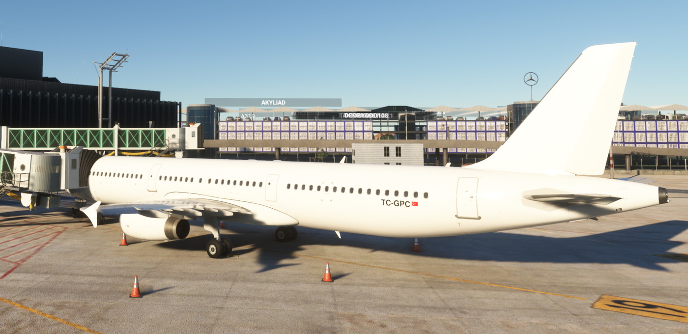 BBN Airlines TC-GPC Fenix a321-231 AJet WHITE IAE for Microsoft Flight ...