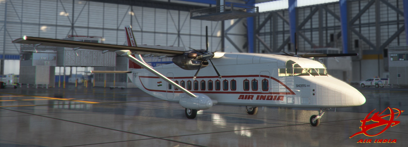 BBS Shorts SD360 Air India VT-SRT for Microsoft Flight Simulator | MSFS