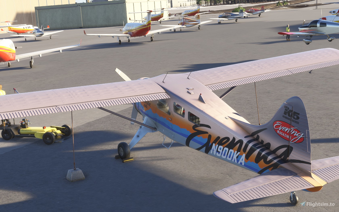 Beaver DHC-2 N900KA Evening pour Microsoft Flight Simulator | MSFS