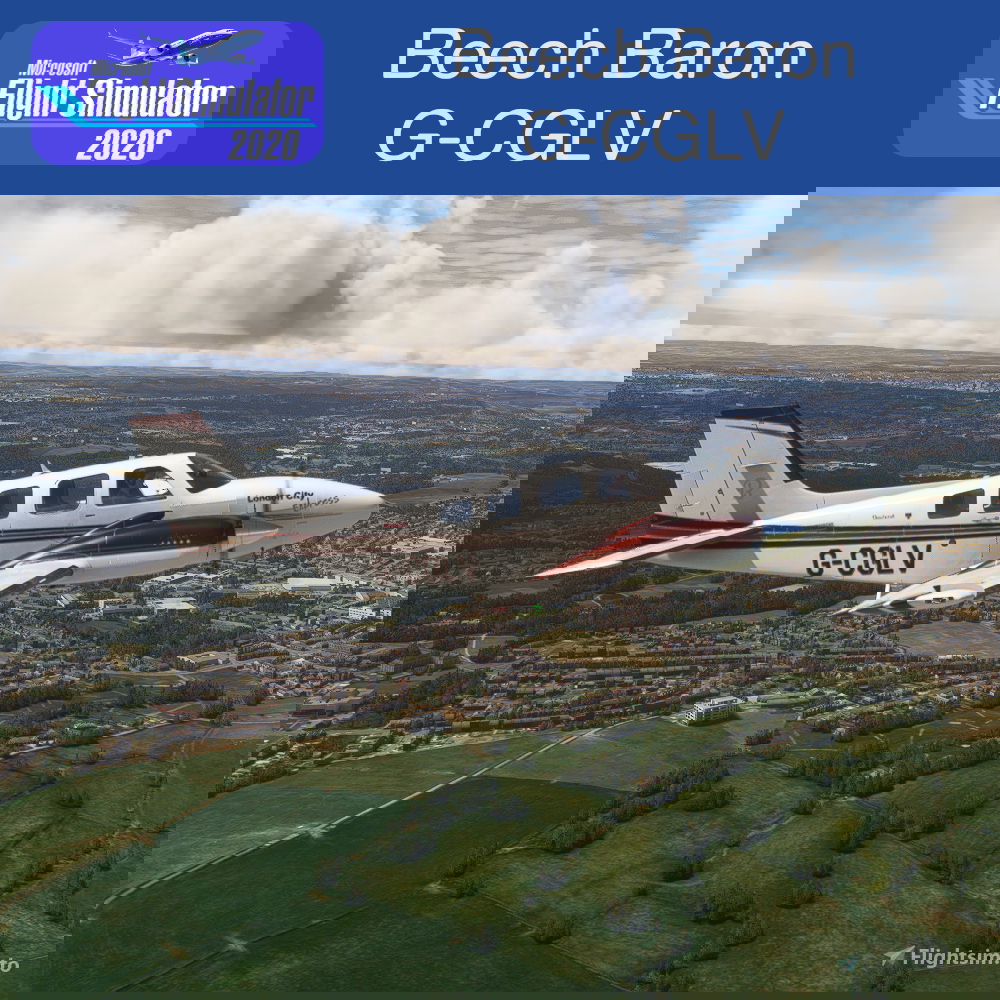 Beech Baron - G-CGLV for Microsoft Flight Simulator | MSFS
