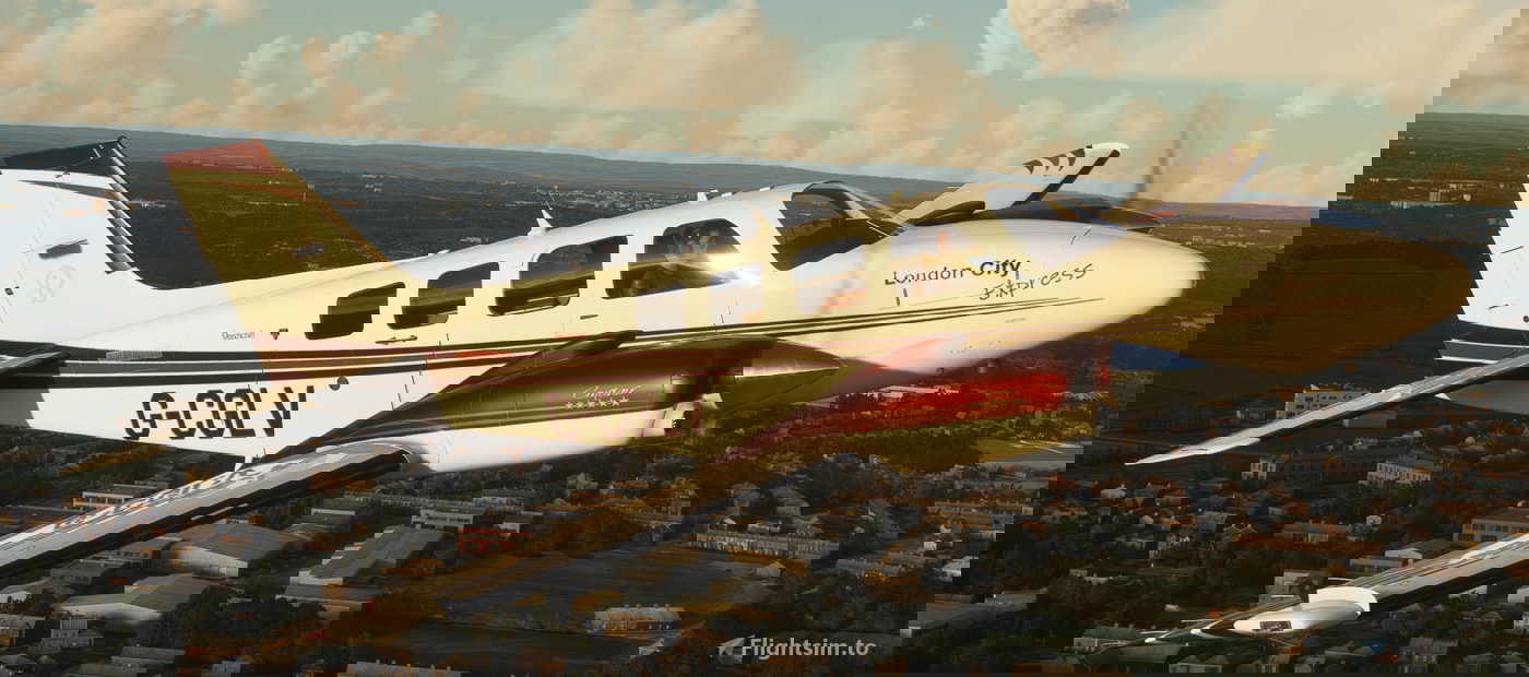 Beech Baron - G-CGLV for Microsoft Flight Simulator | MSFS