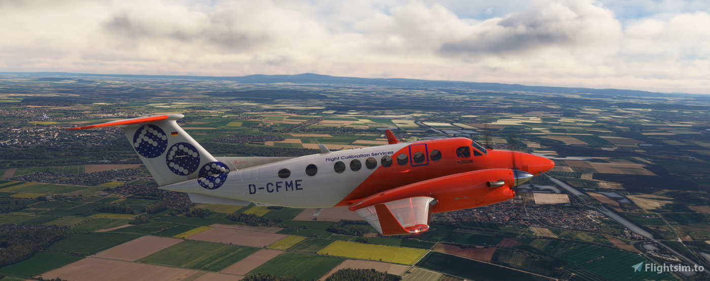 Beechcraft King Air 350 | D-CFME | Flight Calibration Services | Asobo ...
