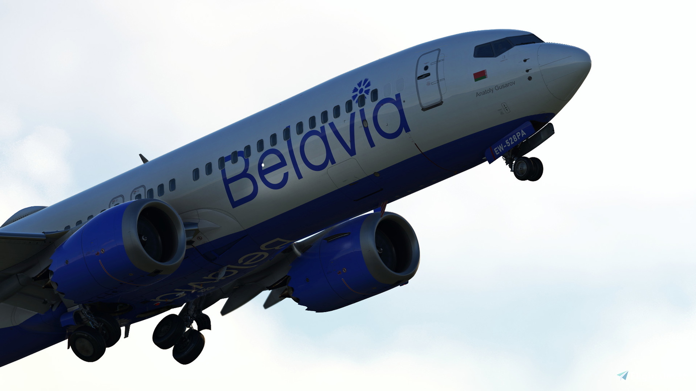 Belavia EW-528PA w/Cabin - iFly 737 MAX 8 对于 Microsoft Flight Simulator ...