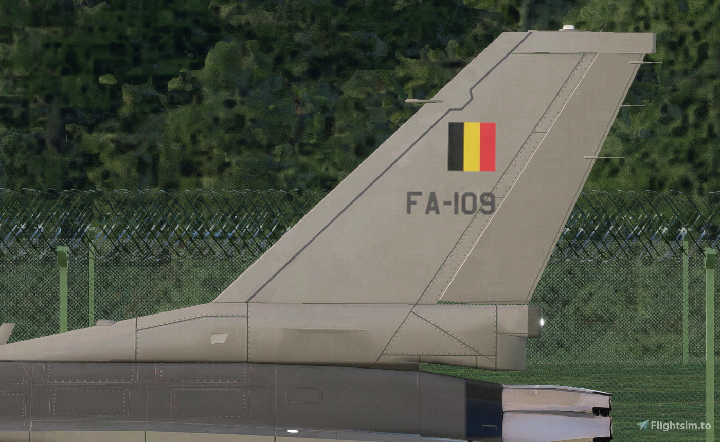 Belgian Air Force F-16C FA-109 для Microsoft Flight Simulator | MSFS