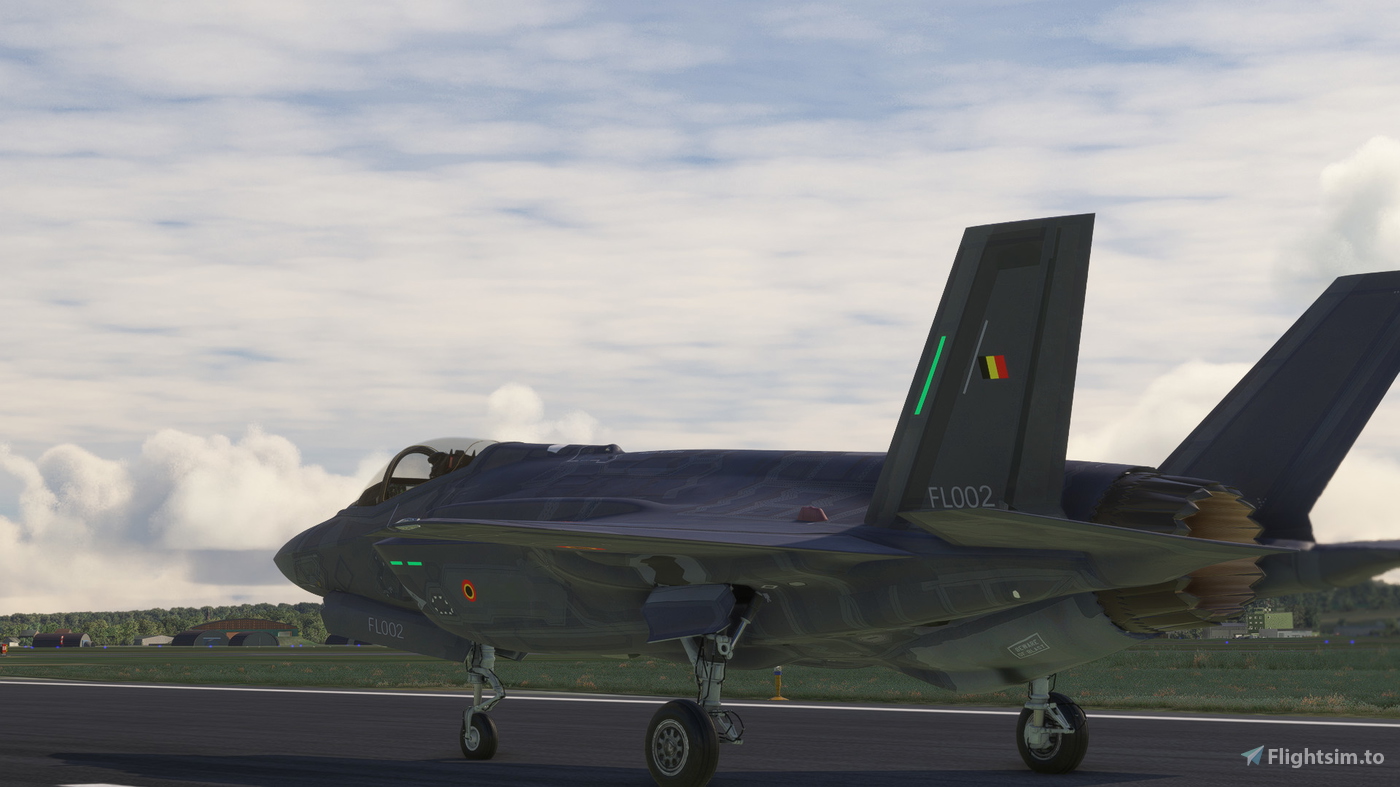 Belgian airforce F-35A Fl001/002/003. for Microsoft Flight Simulator | MSFS