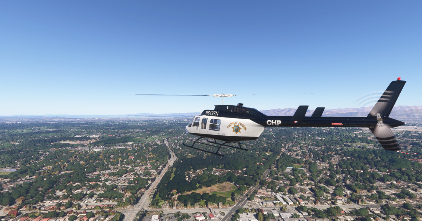 Bell 206 Long Ranger - California Highway Patrol pro Microsoft Flight ...