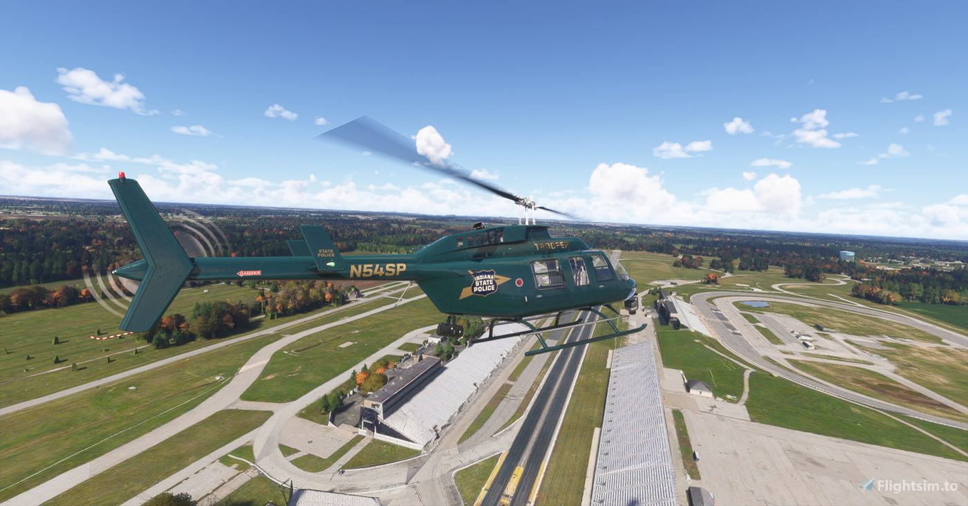 Bell 206 Long Ranger - Indiana State Police para Microsoft Flight ...