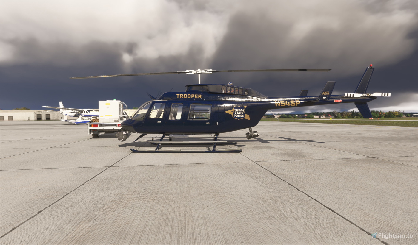 Bell 206 Long Ranger - Indiana State Police dark blue (requested) para ...