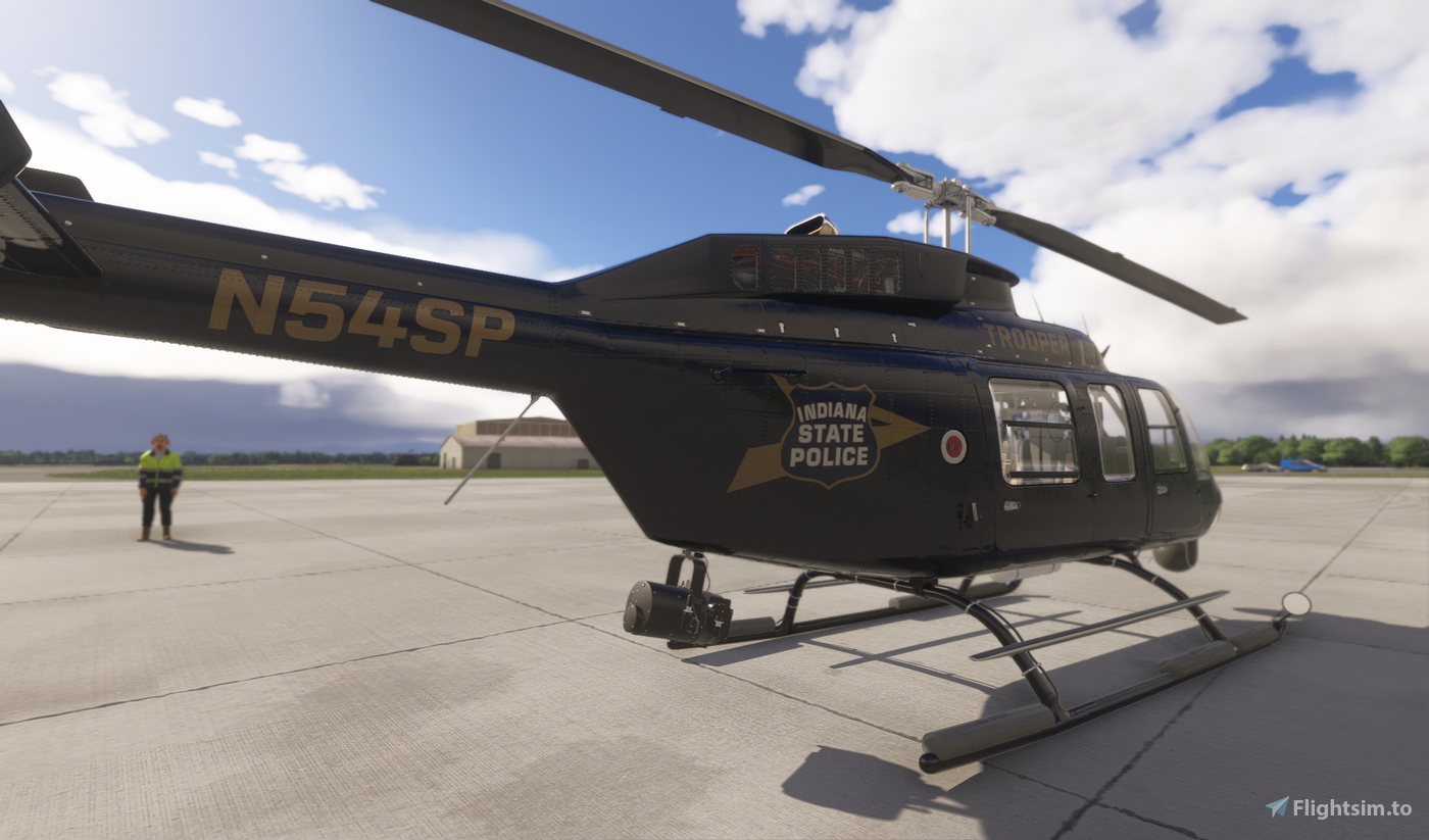 Bell 206 Long Ranger - Indiana State Police dark blue (requested) para ...