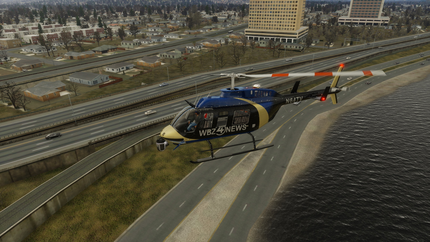 Bell 206L3 LongRanger N64TV のために Microsoft Flight Simulator | MSFS