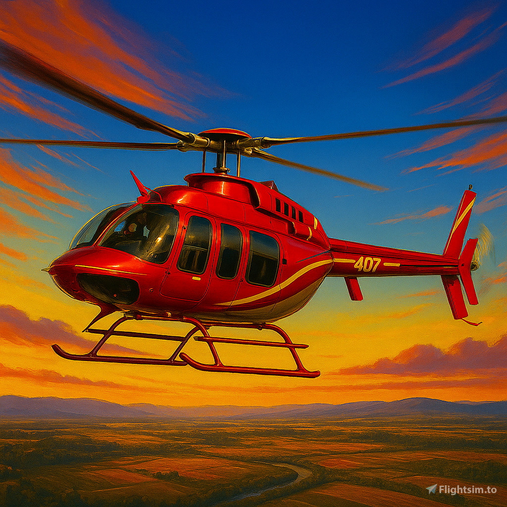 Bell 407 Realism Chab Mod 对于 Microsoft Flight Simulator | MSFS