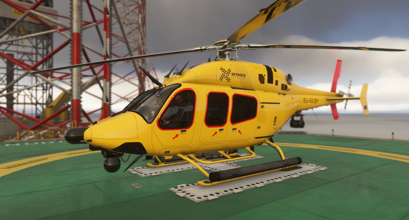 Bell 429 - Skydock Offshore for Microsoft Flight Simulator | MSFS