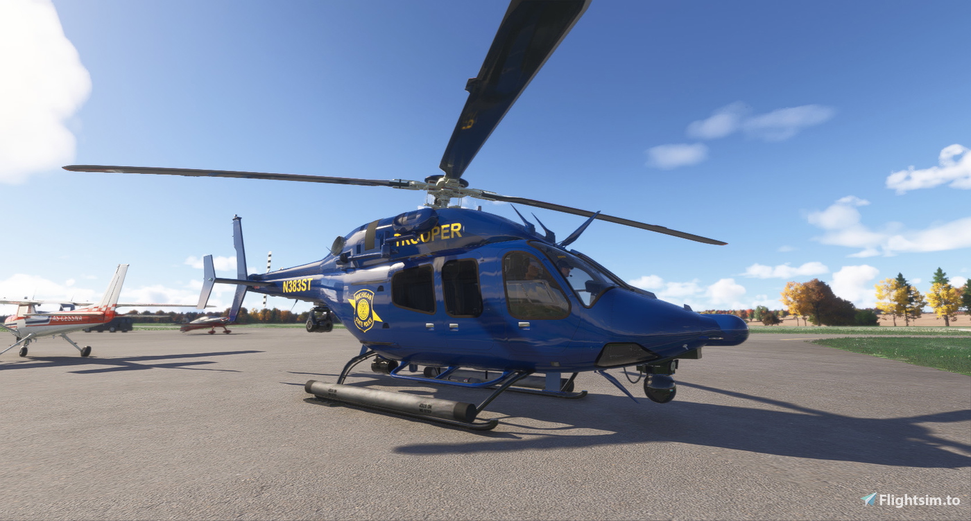 Bell 429 - Michigan State Trooper 对于 Microsoft Flight Simulator | MSFS