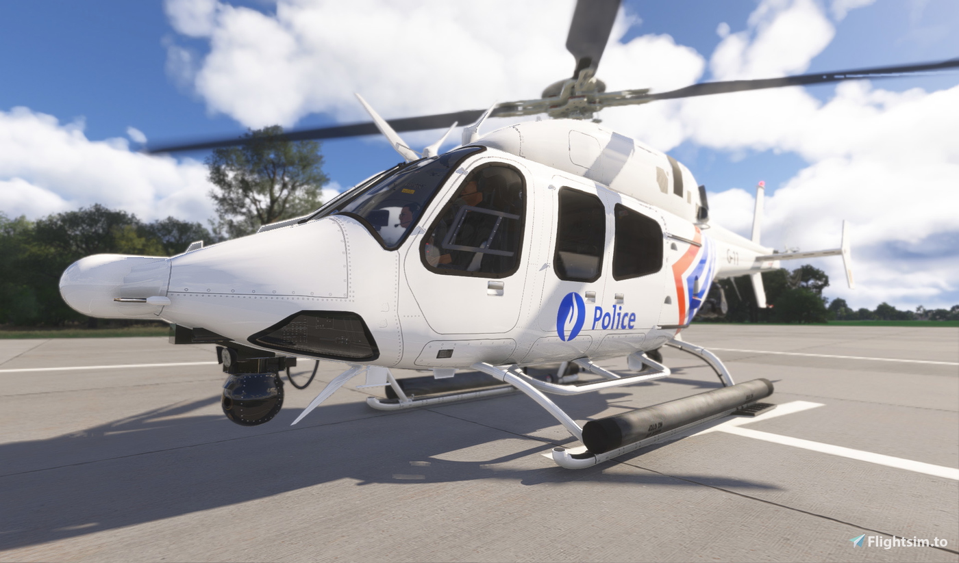 Bell 429 Belgian Police full color (fictional) for Microsoft Flight ...