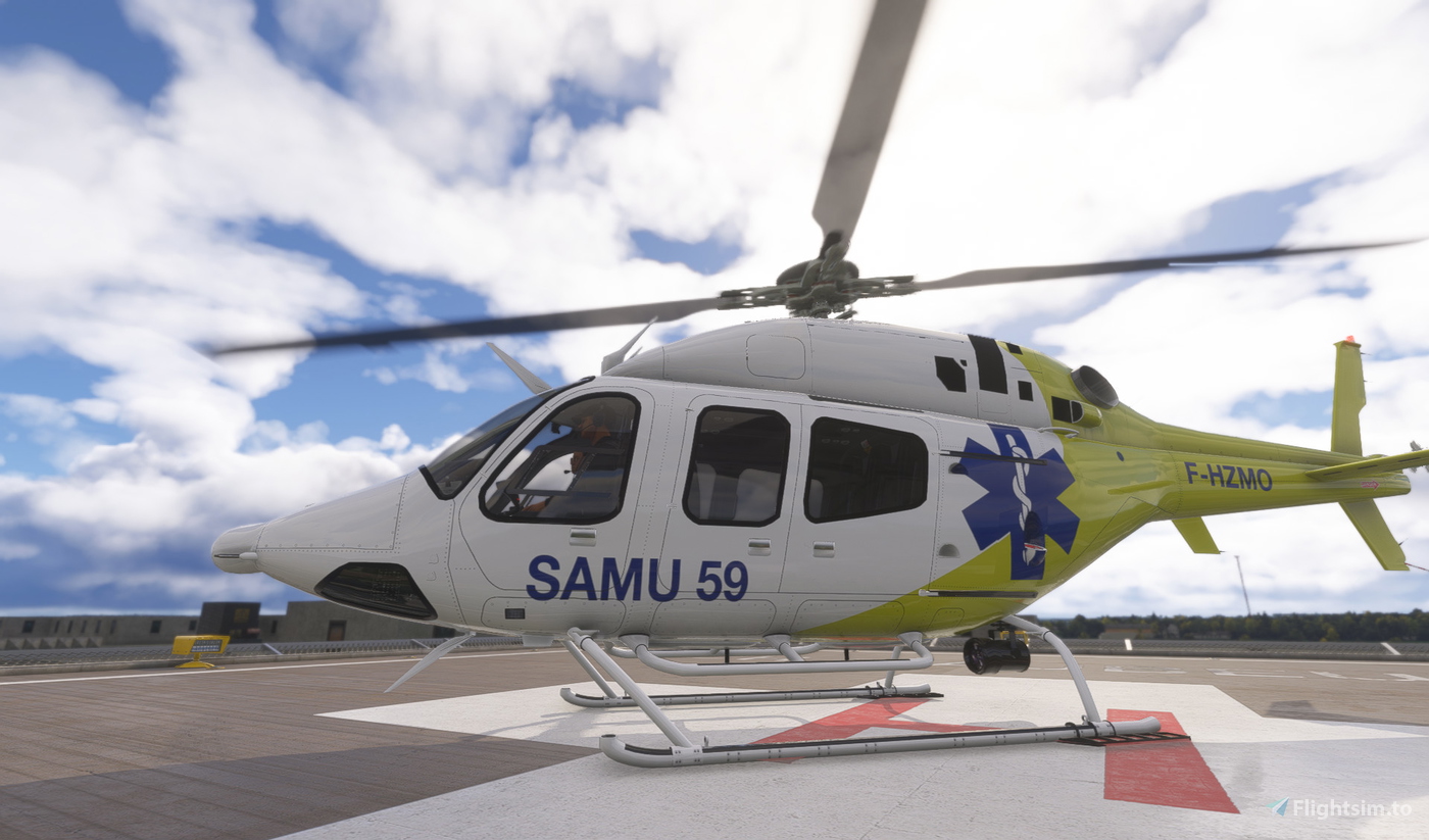 Bell 429 Samu 59 for Microsoft Flight Simulator | MSFS