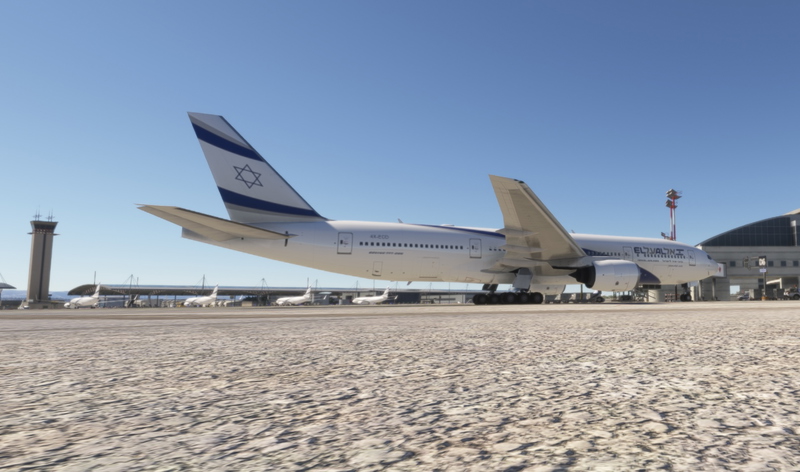 LLBG Ben Gurion Airport - FSLTL Static Aircraft for Microsoft Flight ...