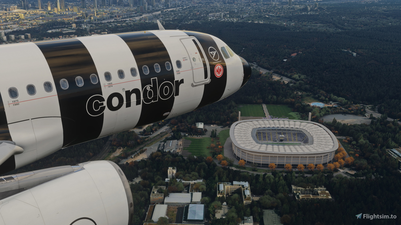 BFU READY! Condor Flugdienst D-ASGE Eintracht Frankfurt 8K+4K w/ custom ...