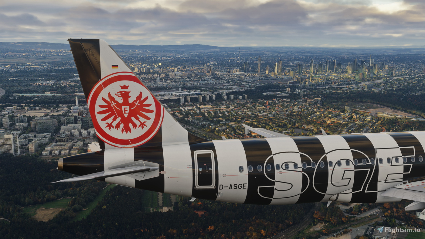 BFU READY! Condor Flugdienst D-ASGE Eintracht Frankfurt 8K+4K w/ custom ...