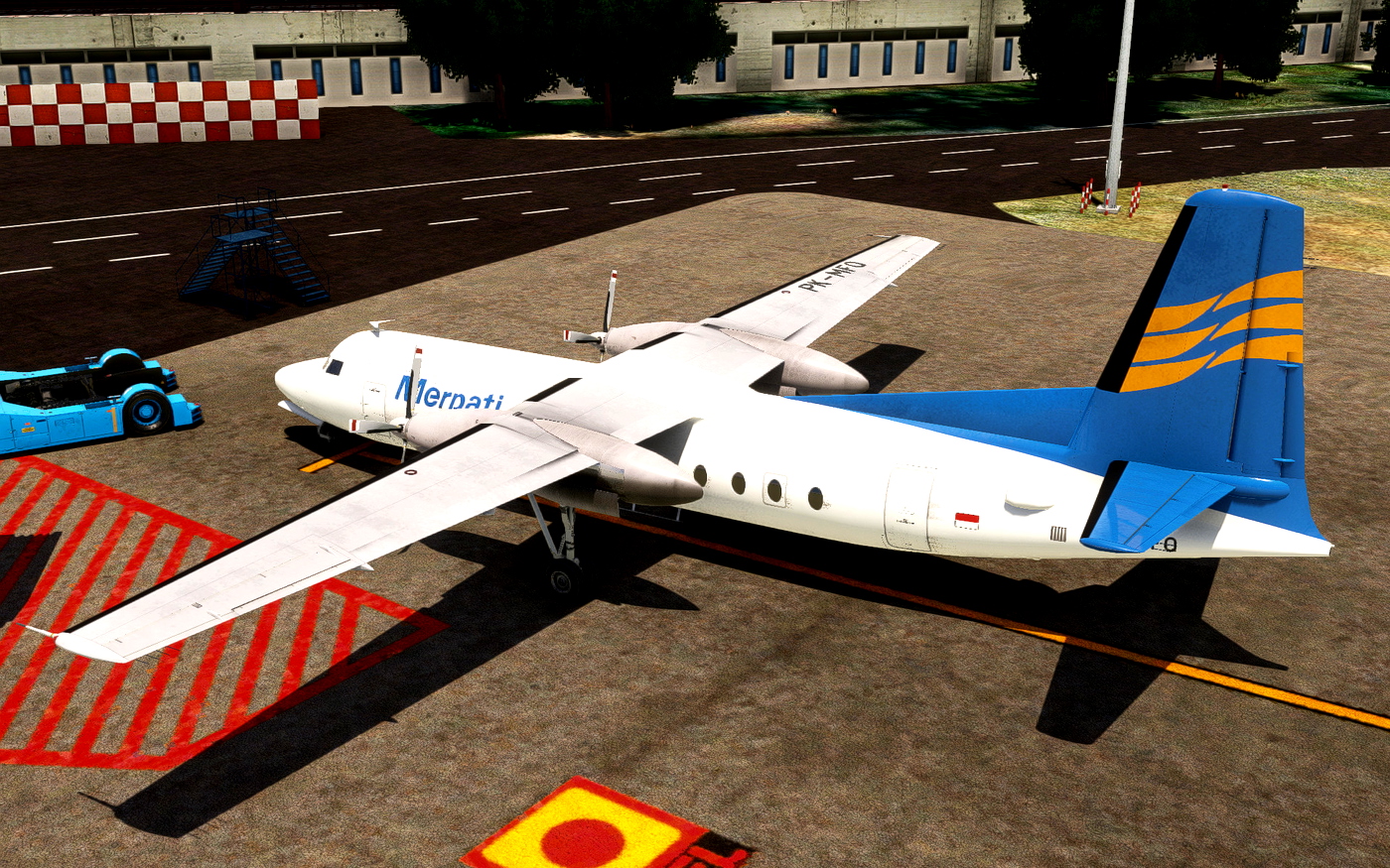Bgaurant BGT F27 Merpati Nusantara Airlines PK-MFQ for Microsoft Flight ...