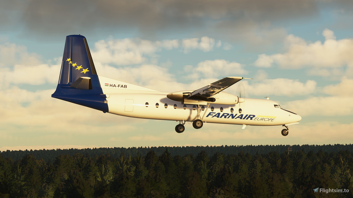 Bgaurant Fokker F-27 | Farnair Europe | HA-FAB for Microsoft Flight ...