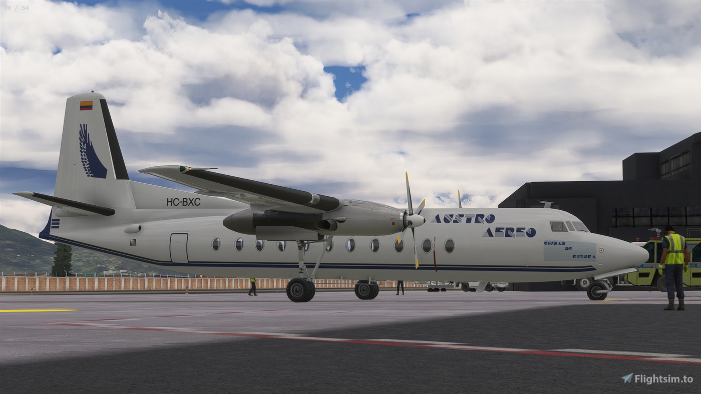 [BGaurant's Fokker F-27] Austro Aereo Fokker F-27 para Microsoft Flight ...