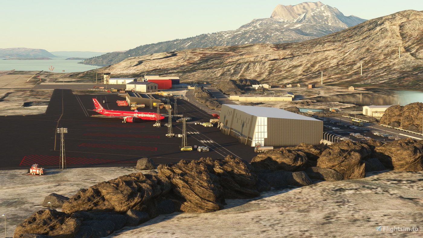 BGGH - Nuuk Airport (new 2.200 meter runway) for Microsoft Flight ...