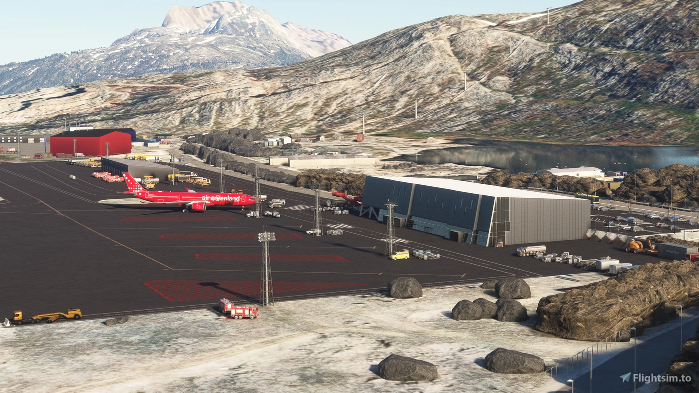BGGH - Nuuk Airport (new 2.200 meter runway) for Microsoft Flight ...