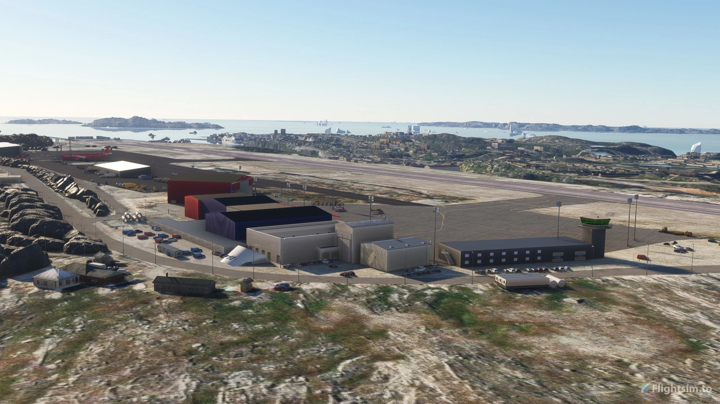 BGGH - Nuuk Airport (new 2.200 meter runway) for Microsoft Flight ...
