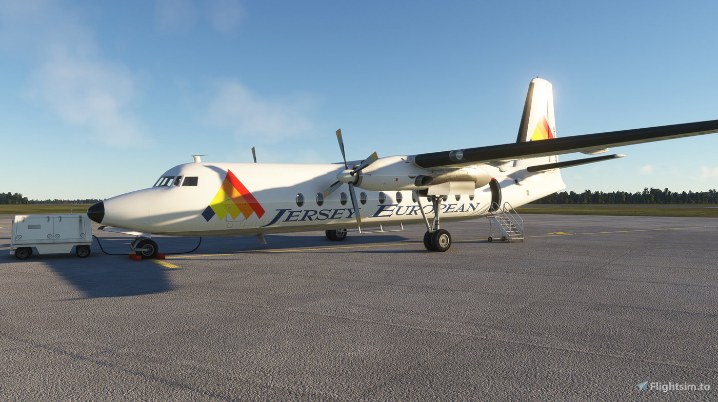 Bgt. Fokker F27: Jersey European G-JEAE for Microsoft Flight Simulator ...