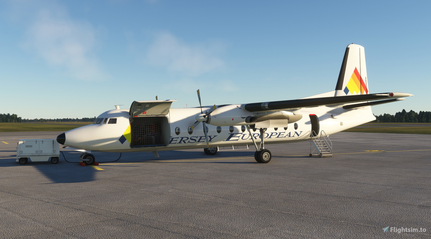 Bgt. Fokker F27: Jersey European G-JEAE for Microsoft Flight Simulator ...