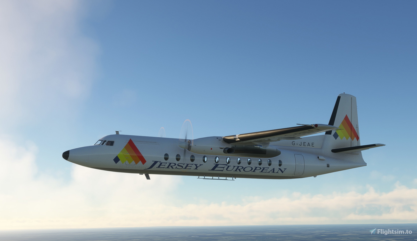 Bgt. Fokker F27: Jersey European G-JEAE for Microsoft Flight Simulator ...