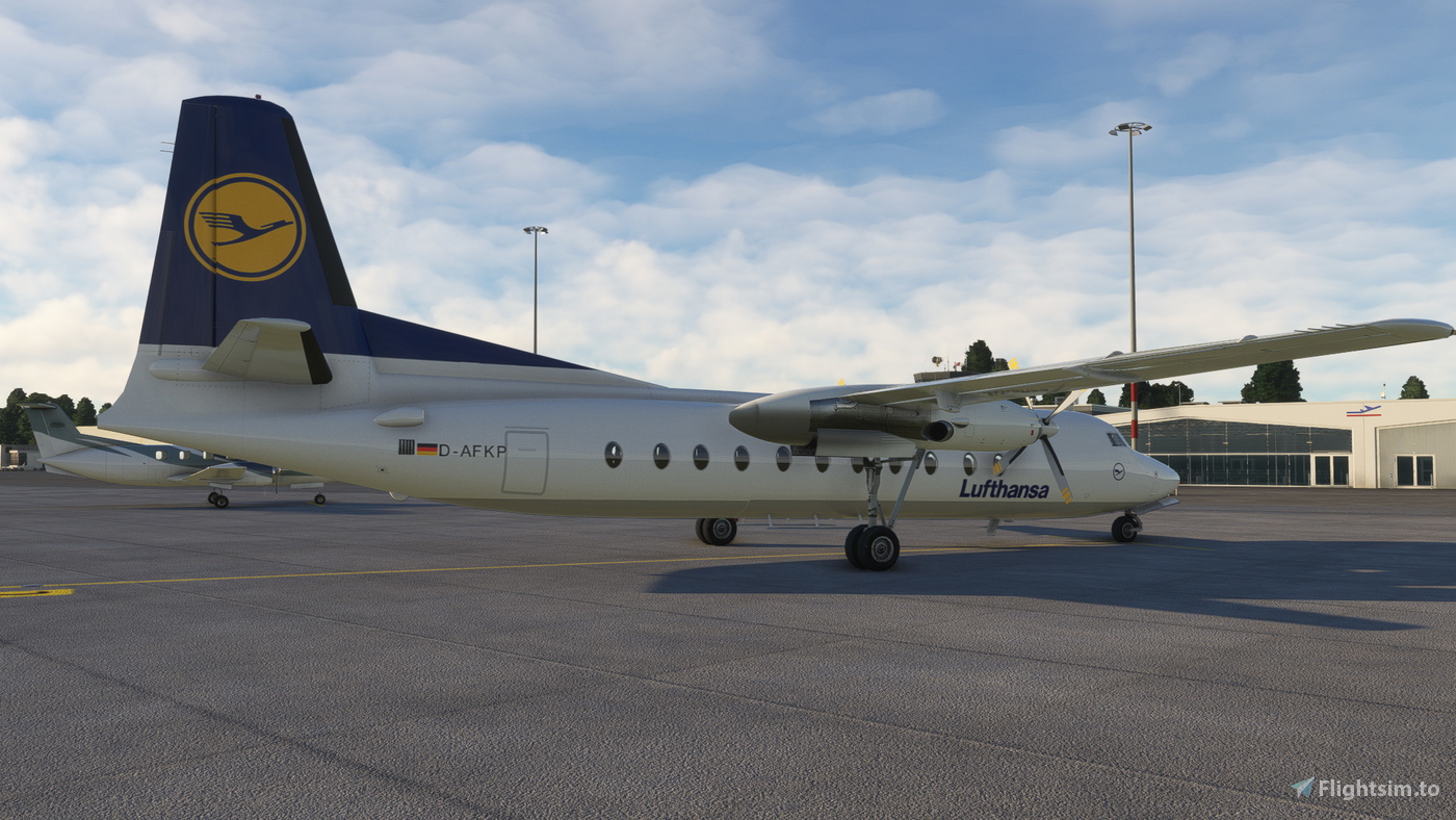 Bgt. Fokker F27: Lufthansa D-AFKP (Based on Fokker F50) 对于 Microsoft Flight Simulator | MSFS