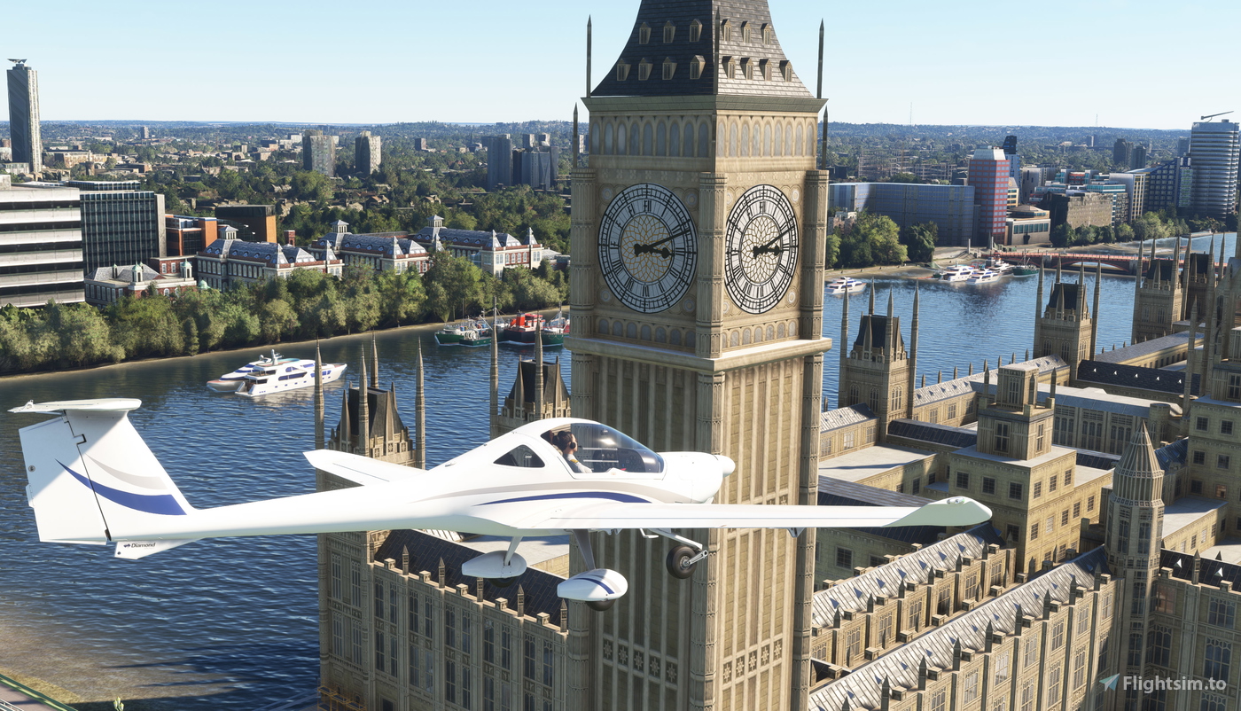 Big Ben Clock Faces for Microsoft Flight Simulator | MSFS