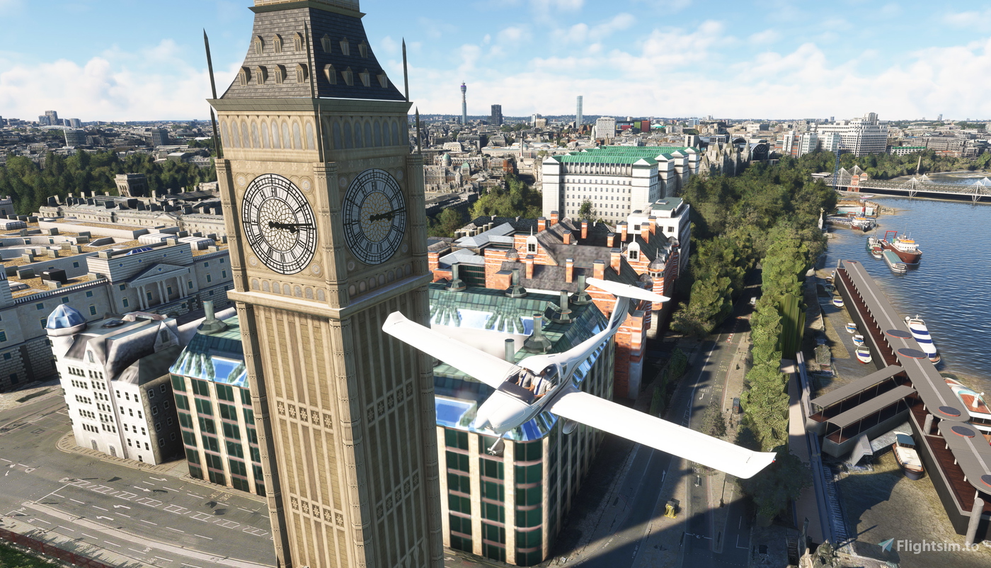 Big Ben Clock Faces for Microsoft Flight Simulator | MSFS