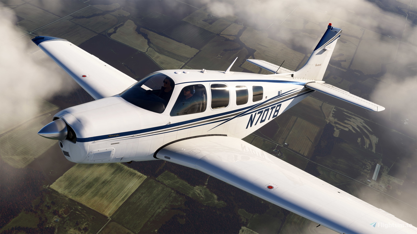 Black Square A36 Bonanza Professional - N70TB (Dynamic Registration ...