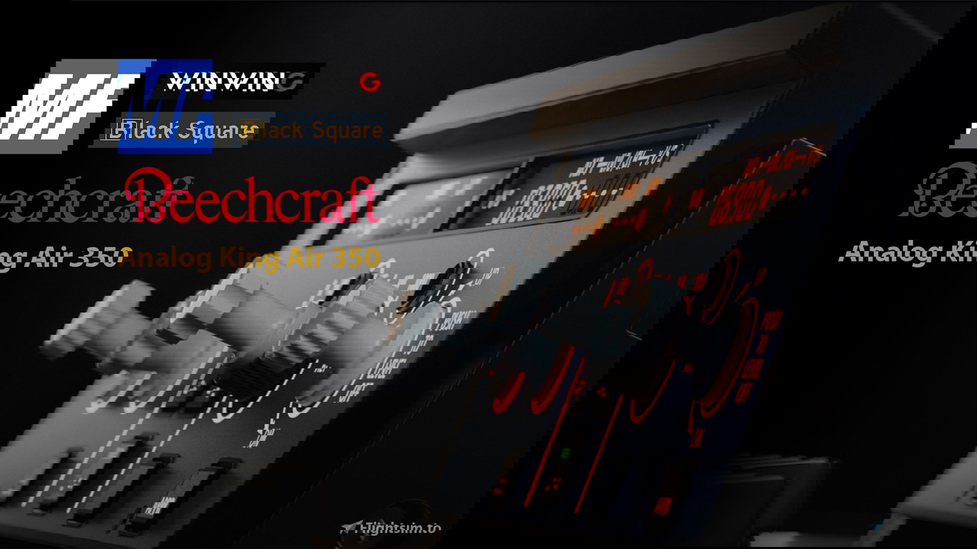 Black Square Analog King Air | WINWING FCU | MobiFlight Profile for ...