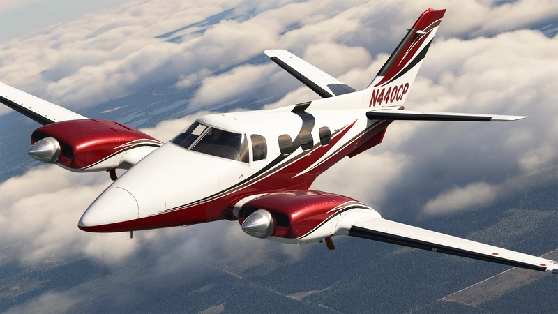 Black Square Piston Duke Liveries for Microsoft Flight Simulator | MSFS