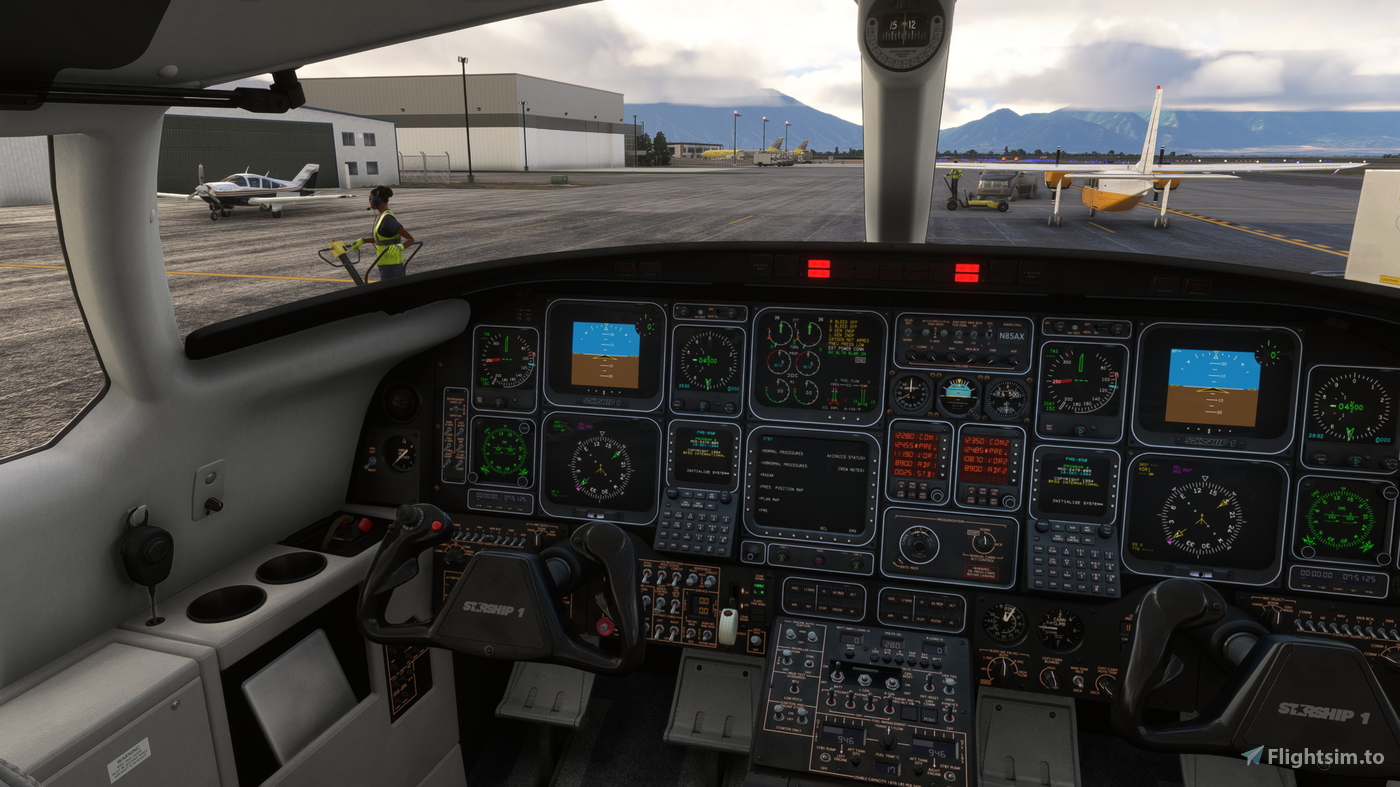 Black Square Starship Red and Black Fictional Livery (Dynamic Reg) のために ...