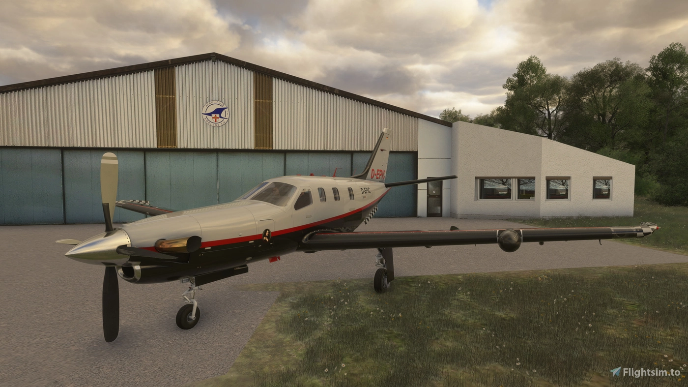 Black Square TBM 850 Livery – “Midnight Belle” (D-EPIC) for Microsoft Flight Simulator | MSFS