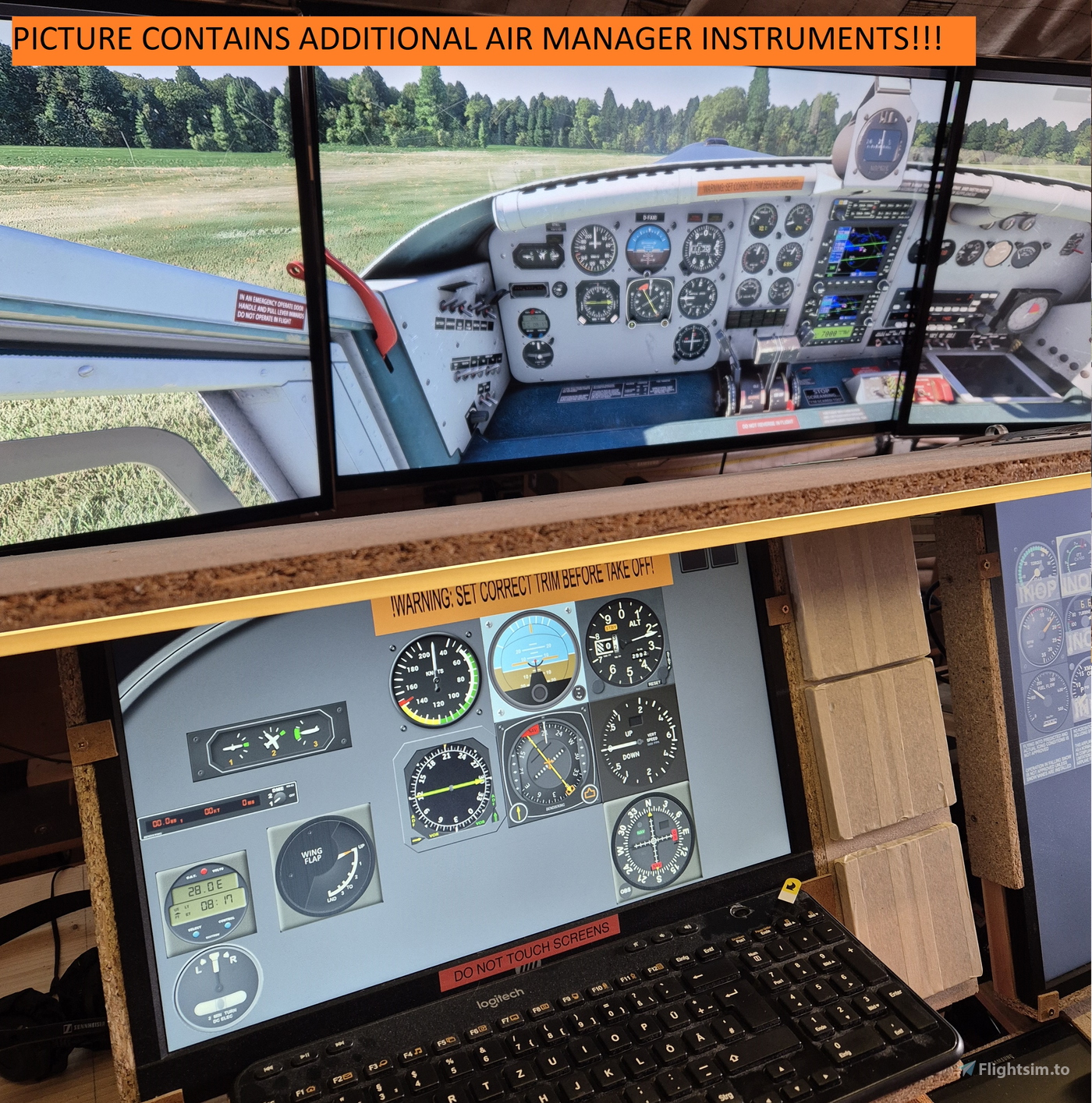 Blackbird Pilatus PC-6 Air Manager Instruments for Microsoft Flight ...