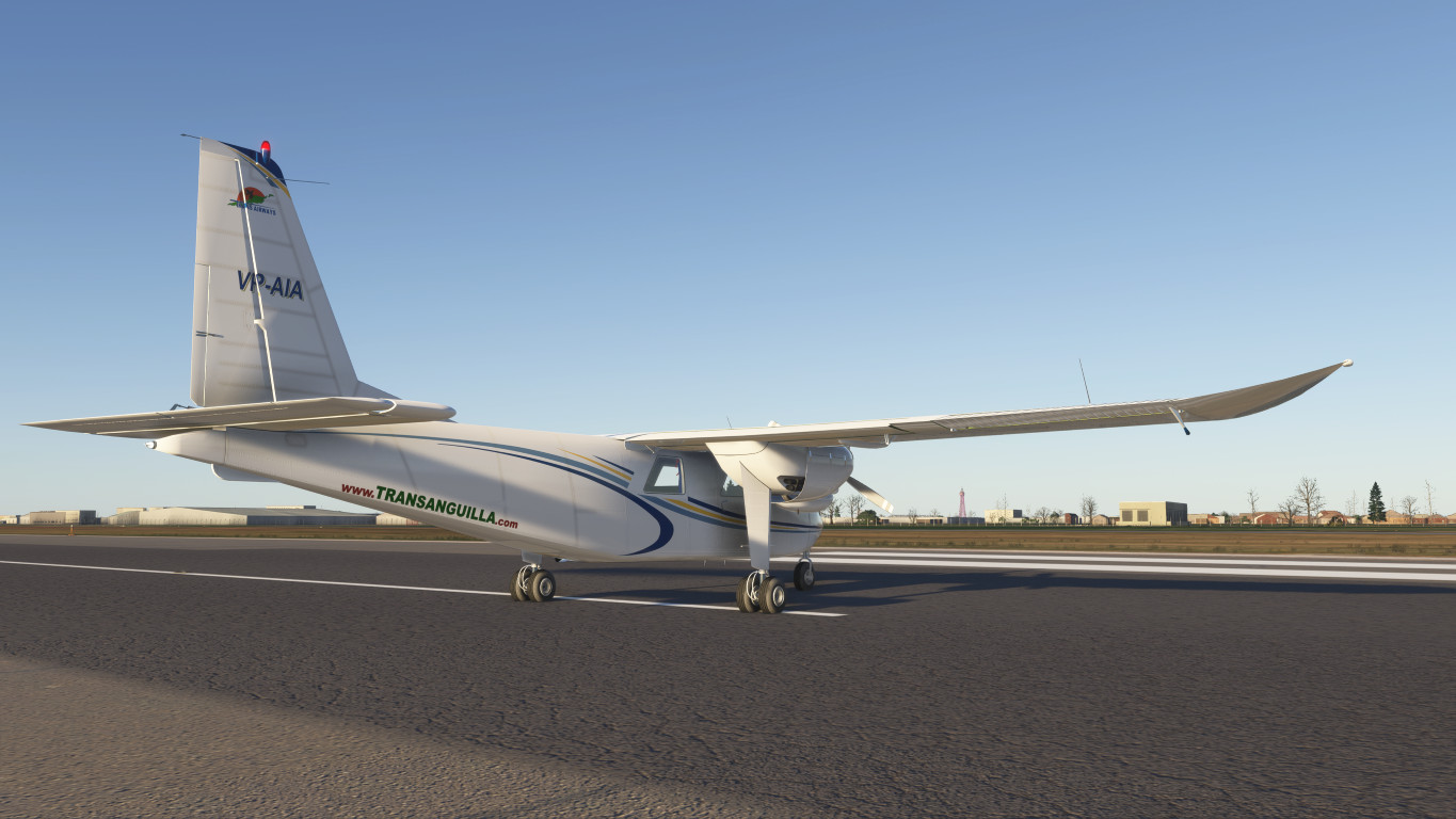Blackbox Sim BN2 Islander Trans Anguilla VP-AIA 2024 for Microsoft ...