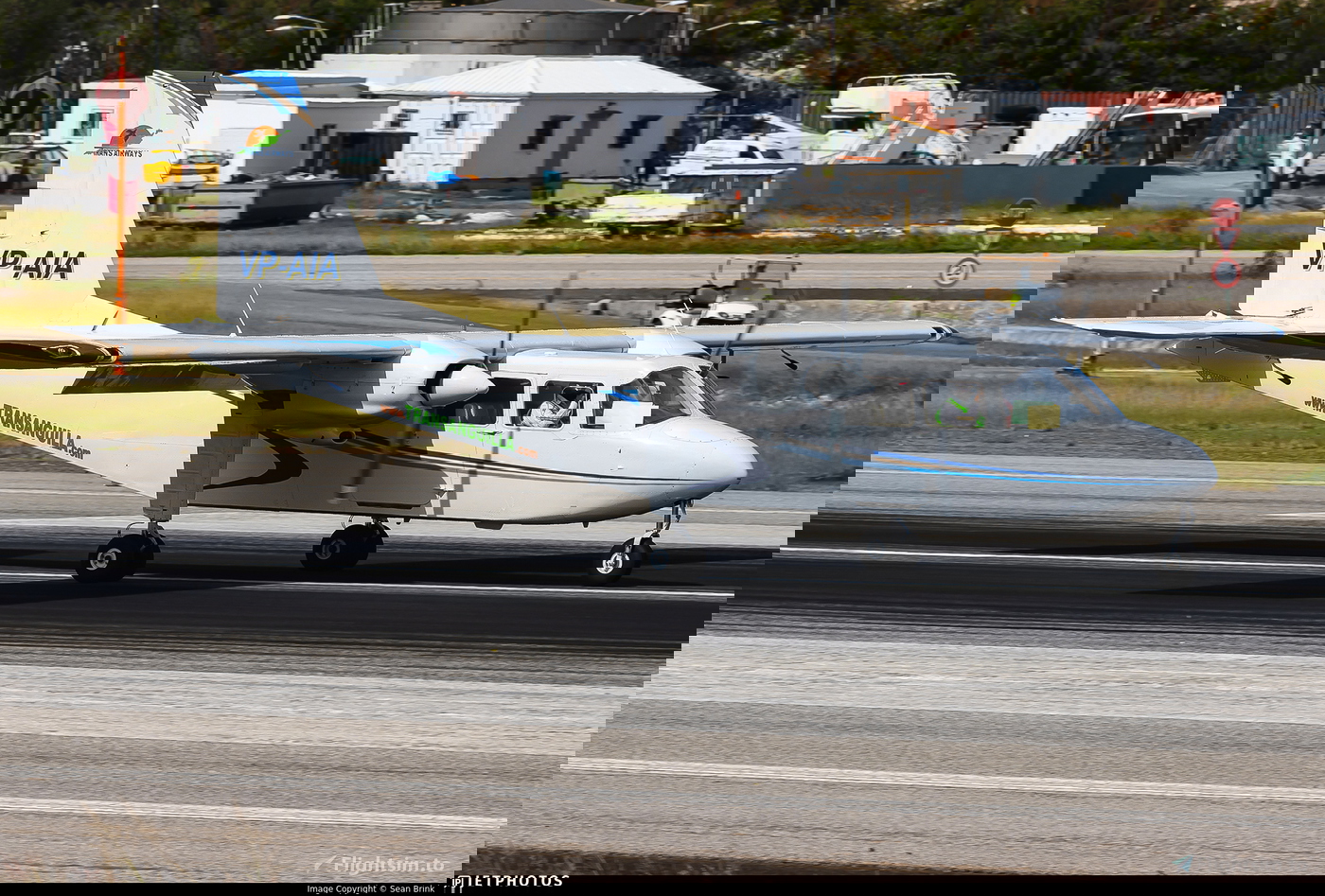 Blackbox Sim BN2A Islander Trans Anguilla VP-AIA livery request のために ...