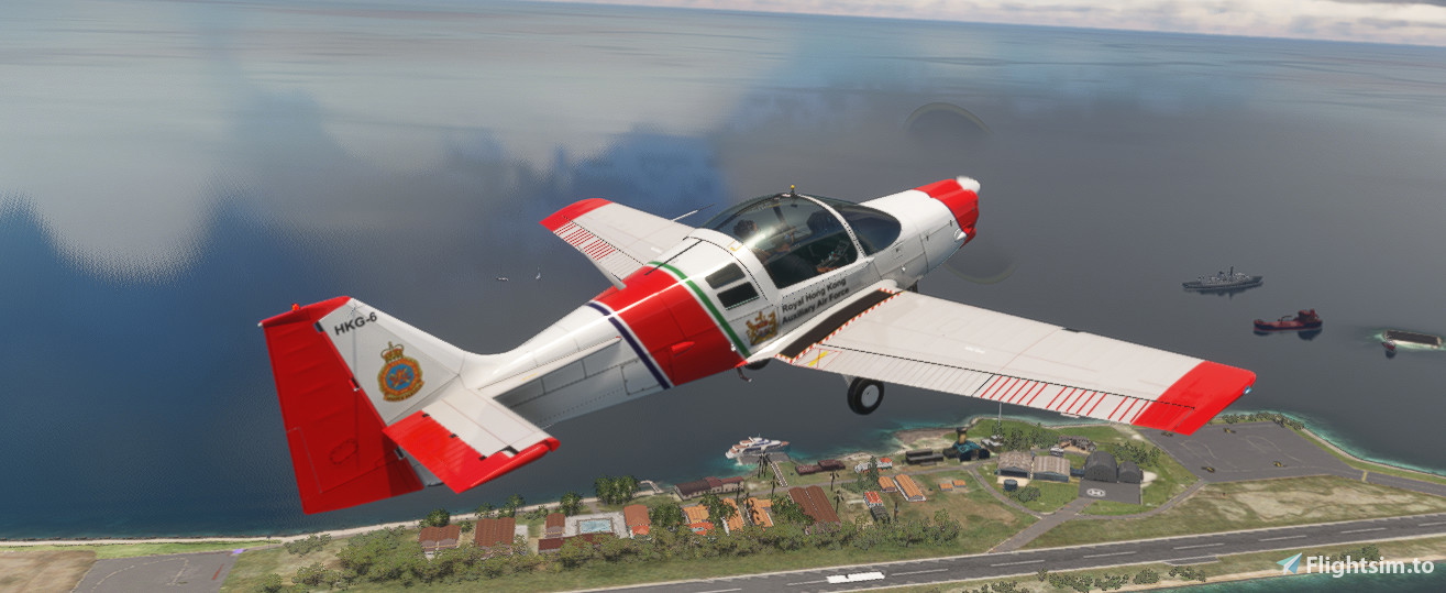 Blackbox Simulation SA Bulldog Royal Hong Kong Auxiliary Air Force ...