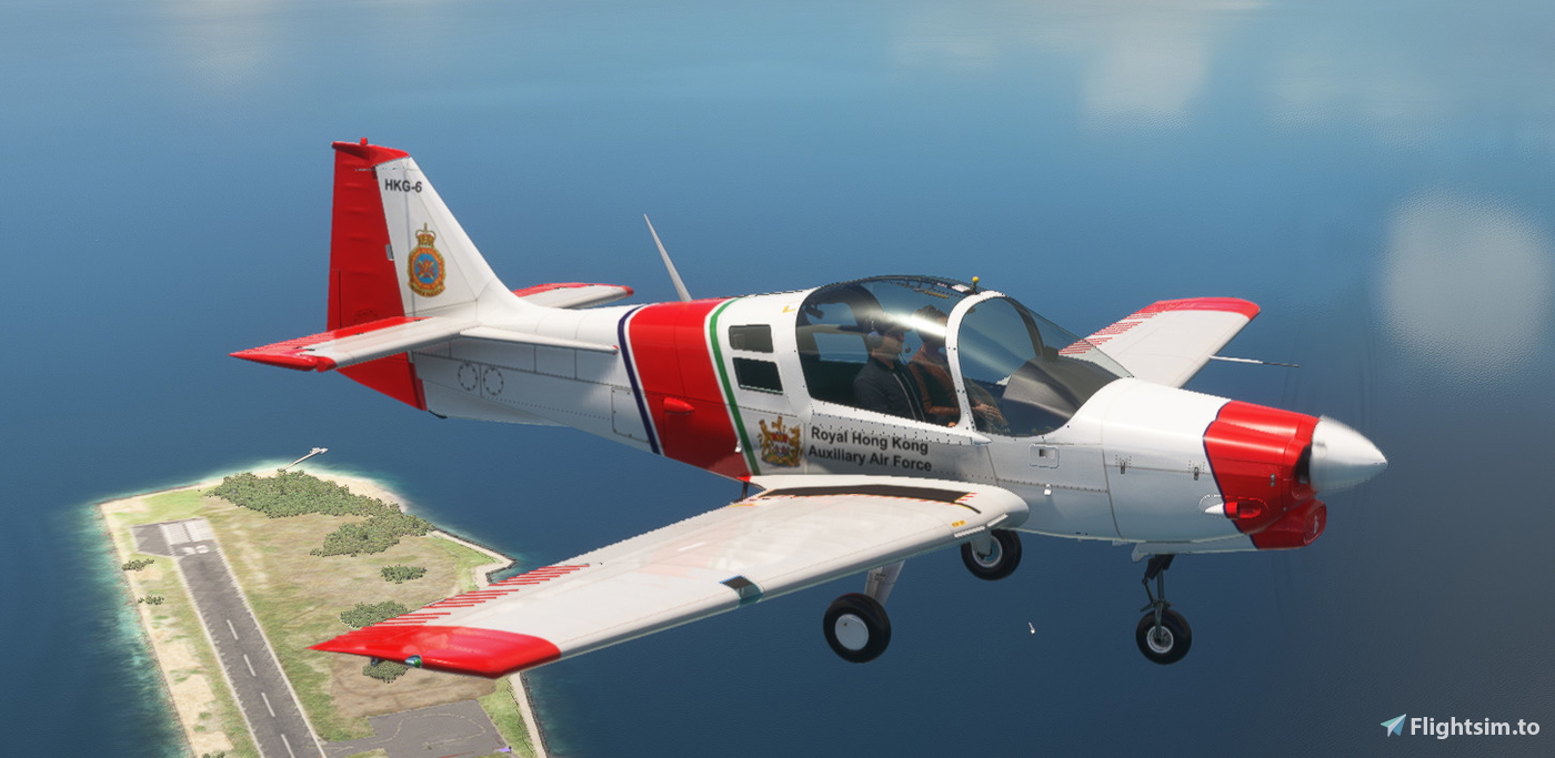 Blackbox Simulation SA Bulldog Royal Hong Kong Auxiliary Air Force ...
