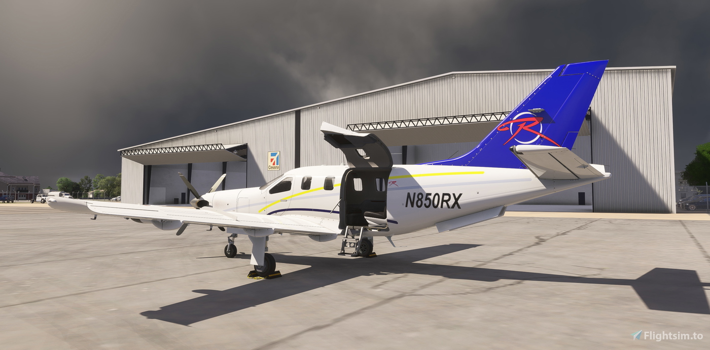 BlackSquare TBM 850 N850RX Rectrix Livery für Microsoft Flight ...