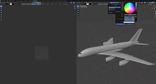 Blender FBW A380 Paintkit pour Microsoft Flight Simulator | MSFS