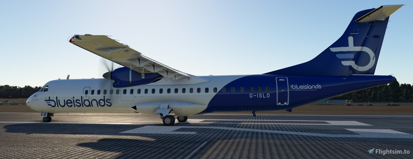 Blue Islands | Asobo ATR 72-600 | Fleet Pack | 4K 对于 Microsoft Flight ...