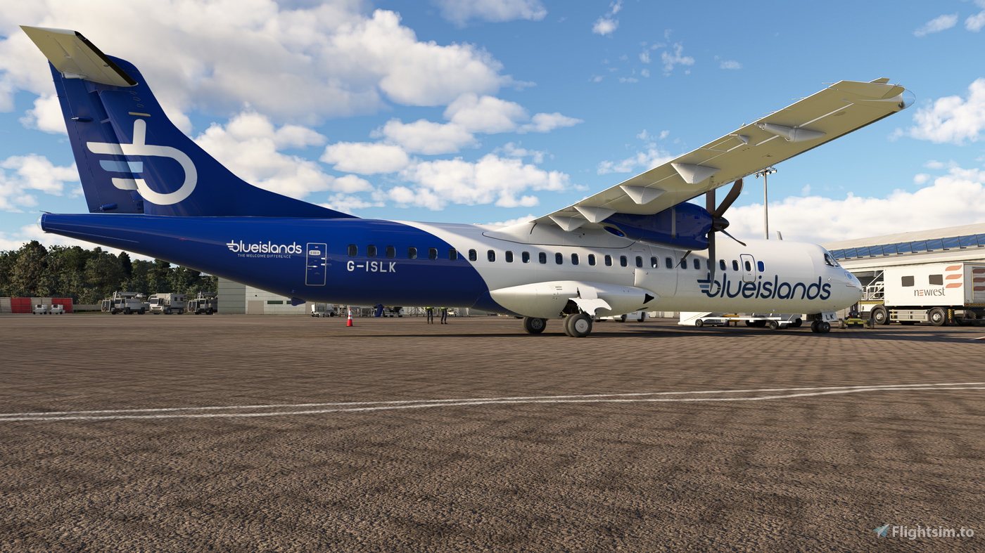 Blue Islands ATR 72-600 (G-ISLK) for Microsoft Flight Simulator | MSFS