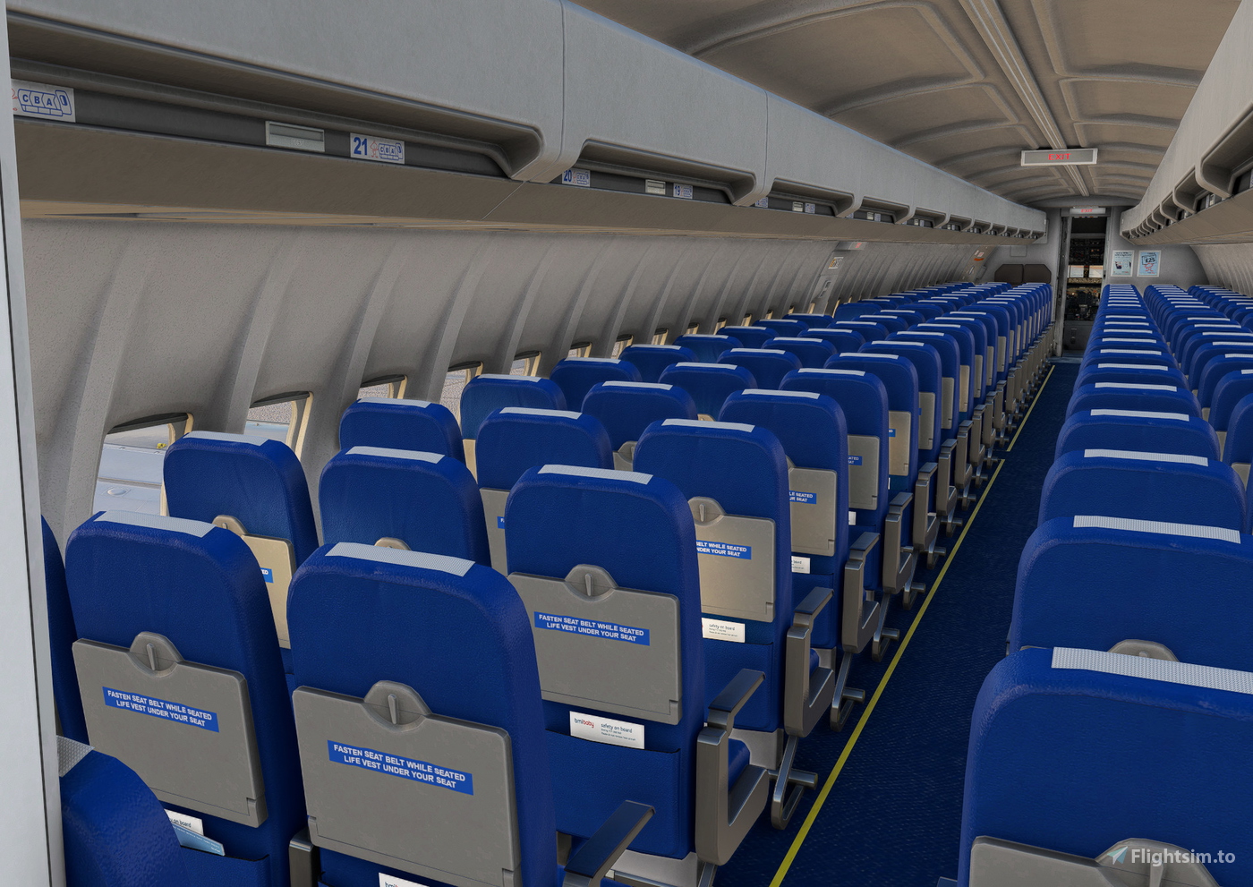 BMI Baby - CSS 737-500 - G-BVKB & G-BVZE + Cabin 对于 Microsoft Flight ...