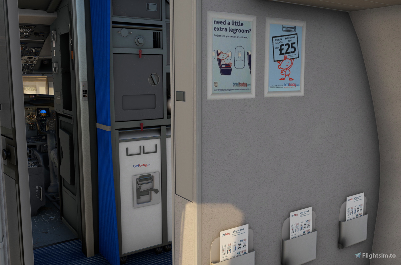 BMI Baby - CSS 737-500 - G-BVKB & G-BVZE + Cabin for Microsoft Flight ...